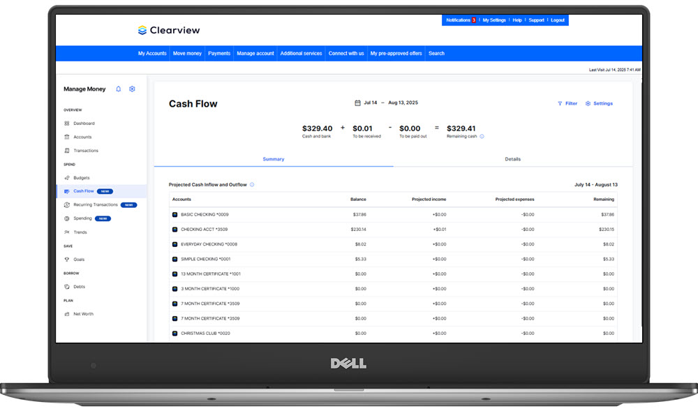 Money Management | Digital Budgeting Tool | Clearview FCU